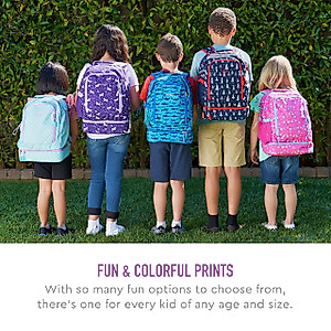 Bentgo 2-in-1 Backpack & Insulated Lunch Bag Set With Kids Prints Lunch Box (Mermaid Scales)