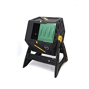 Miracle-Gro SC105 Single Chamber Tumbling Composter, 105 L/27.7 Gallon, Black