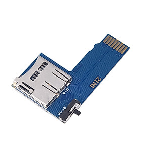 MOOKEENONE Dual Slot TF Card Adapter Converter Module for Raspberry Pi 4B/3B+/3B/ Zero W Accessories