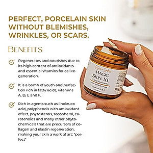 JESSICA WELLNESS – Magic Skin Moisturizer Cream for Sensitive Skin, Dry Skin and Other Skin Types, Face and Body Skin Moisturizer for All Ages (2 oz)