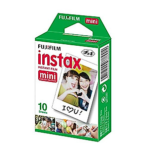 Fujifilm Instax Mini 11 Camera with Clear Case, Films and Stickers Bundle (Lilac Purple)