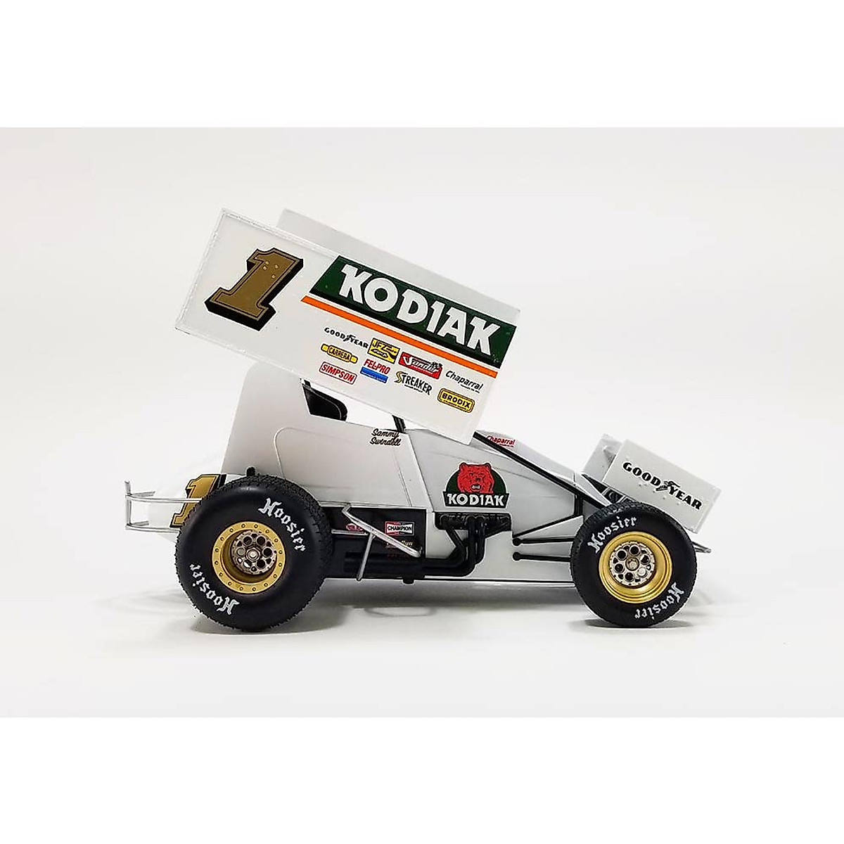 Winged Sprint Car #1 Swindell Kodiak Special National Sprint Car Hall of Fame and Museum World of Outlaws 1987 1/18 Diecast Model Car by Acme A1809524