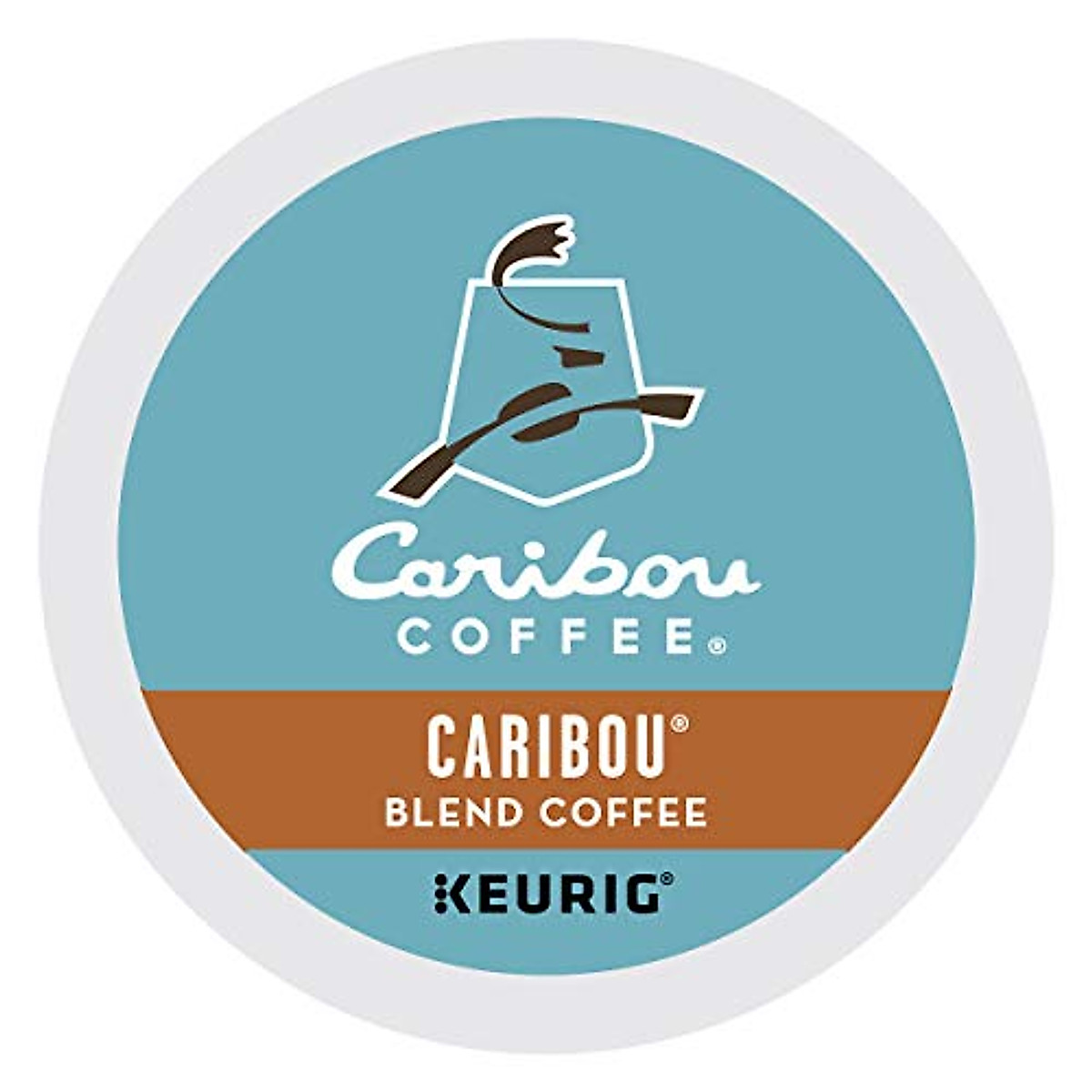 Caribou Coffee Caribou Blend, Keurig Single-Serve K-Cup Pods, Medium Roast Coffee, 32 Count