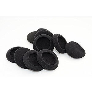 YunYiYi 5 Pairs Replacement Foam Ear Pads Sponge Earpads Cushion Cups Cover Compatible with Plantronics Pulsar p590 P 590 P-590 Headset Headphones