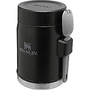 Stanley 10-09146-003 The Heritage Vacuum Food Jar Matte Black 14OZ / .4L