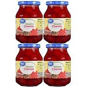 Great Value Maraschino Cherries, 16 ounce (Pack of 4)