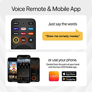 VIZIO 65-Inch V-Series 4K UHD LED Smart TV with Voice Remote, Dolby Vision, HDR10+, Alexa Compatibility, V655-J09, 2022 Model