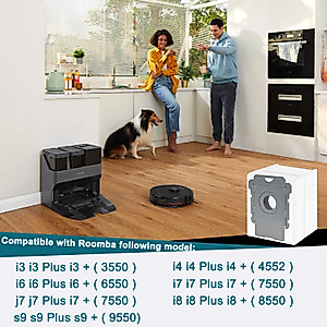 14 Pack Vacuum Bags Compatible for IRobot Roomba Bags i & s & j Series, Replacement Bags for IRobot Roomba i7 i7+, i3 i3+, i1+ j7 j7+ Plus (7550) i8+ s9+(9550), i4+ i6+ Automatic Dirt Disposal Bags