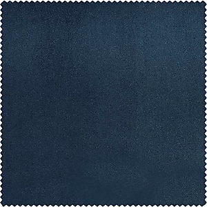 HPD Half Price Drapes Heritage Plush Velvet Curtains 96 Inches Long Room Darkening Curtains for Bedroom & Living Room 50W x 96L, (1 Panel), Avalon Blue