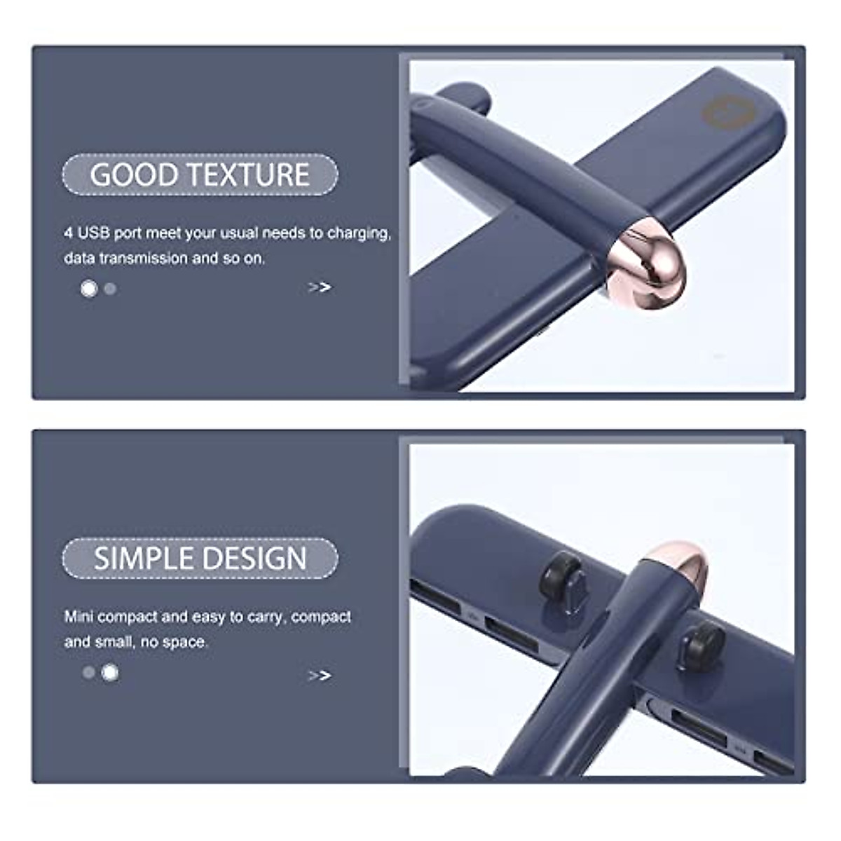 Hemobllo Airplane Shaped USB Hub- Cute USB Hub, Air Plane Extension Line Converter Charger for Desktop Computer, Computer Accessories 1 PC USB Hut 4 Ports (Blue)