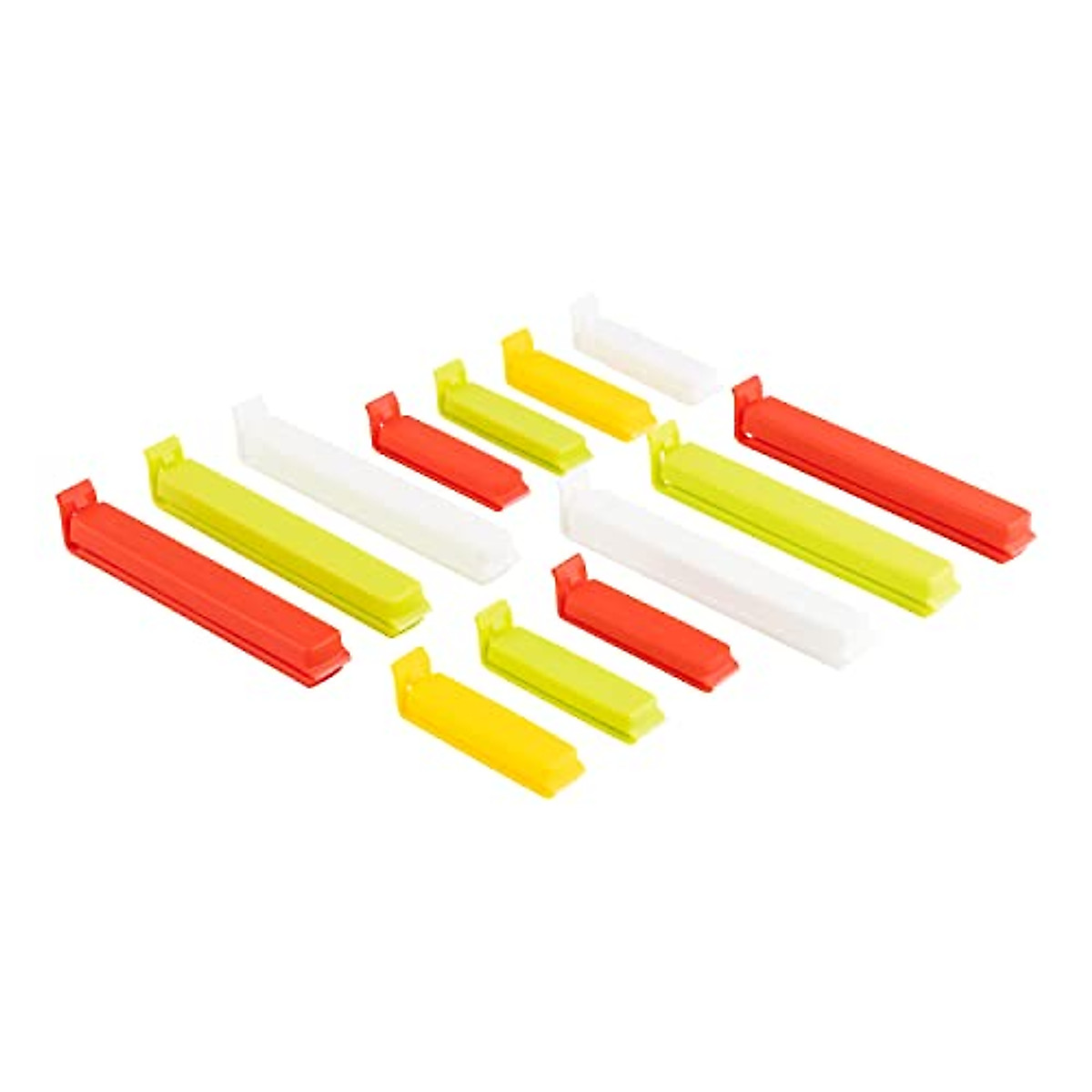 LINDEN SWEDEN Twixit! Bag Clips - Set of 13 - Keep Food Fresh, Prevent Spillage - Great for Storage and Organization - Microwave, Freezer and Dishwasher-Safe - BPA-Free