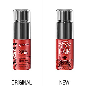 SexyHair Big Powder Play Lite Soft Volumizing & Texturizing Powder, 0.4 Oz | Up to 50% More Volume | Lightweight Powder | Invisibible