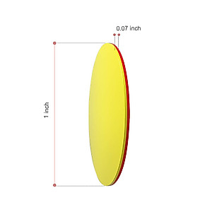 TOMMYHOME Plastic Two-Color Counter,Red/Yellow,Educational Equipment, Math Classroom Supplies, let Children Learn Mathematics Better(Pack of 200)