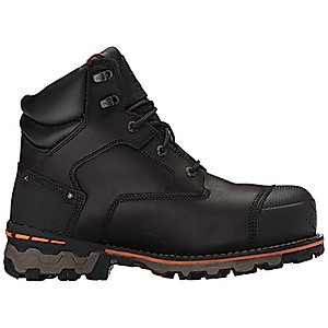 Timberland PRO Men's Boondock 6 Inch Composite Safety Toe Waterproof Industrial Work Boot, Black, 10.5