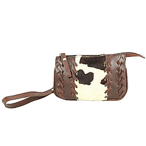 American West Leather Event Approved Wristlet for Women - Genuine Leather
