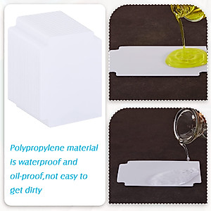 Trading Card Divider Cards Card Sorting Tray Plastic Divider Cards Playing Card Seperator Trading Card Organizer Trading Card Pages for Games Sports Supplies, 69 x 97 mm(50)