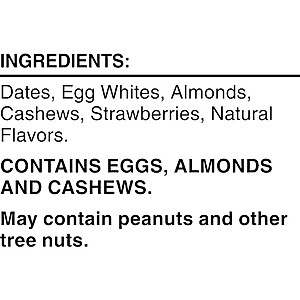RXBAR Protein Bars, 12g Protein, Gluten Free Snacks, Strawberry, 22oz Box (12 Bars)