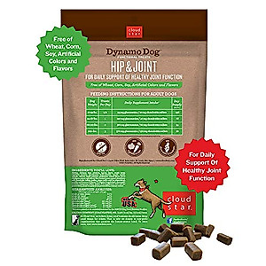 Cloud Star Dynamo Dog Hip & Joint Soft Chew Treats Chicken Formula - Grain Free - 14 oz (20132)