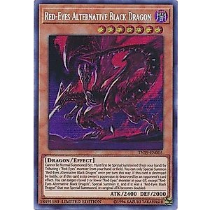 Red-Eyes Alternative Black Dragon - TN19-EN005 - Prismatic Secret Rare - Limited Edition
