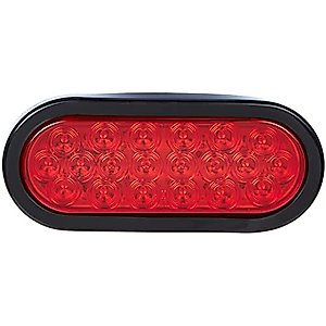 Buyers Products 5626520 6 Inch Red Oval Stop/Turn/Tail Light With 20 LEDs Kit