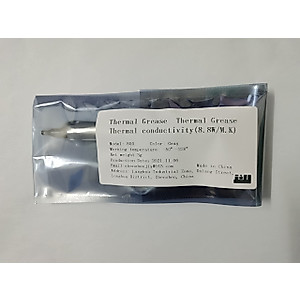Thermal Grease,Silicone Paste, high-Performance Thermal Grease, CPU Thermal Grease, Heat Dissipation Tools, Graphics Cards, Electronic Products DIY Thermal Conductivity: 8.8W/m-k, (3), Grey