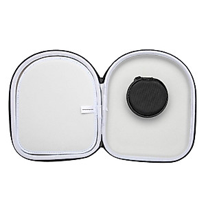 Sony MDR1AM2/B Premium Hi-Res Stereo Headphones with Heavy Bass Beat (Black) with Hardshell Protective Headphone Case and Brushed Aluminum Headphone Stand Bundle (3 Items)