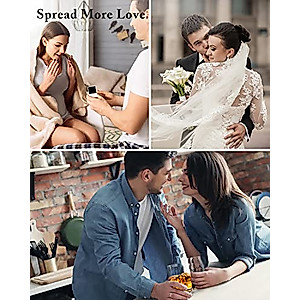 Engagement Gift for Couples - Unique Wedding Gifts,Bridal Shower Gift for for Bride to be,Wine&Whiskey Glass Gift for Mr and Mrs,Friends,Newlywed,His and Hers18.5,13.8OZ