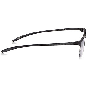 Foster Grant Men's Paolo Square Reading Glasses, Black/Transparent, 59 mm + 2