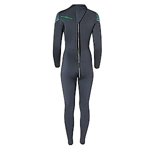 Henderson 5mm Womens Greenprene Back Zip Full Wetsuit - Black - 8