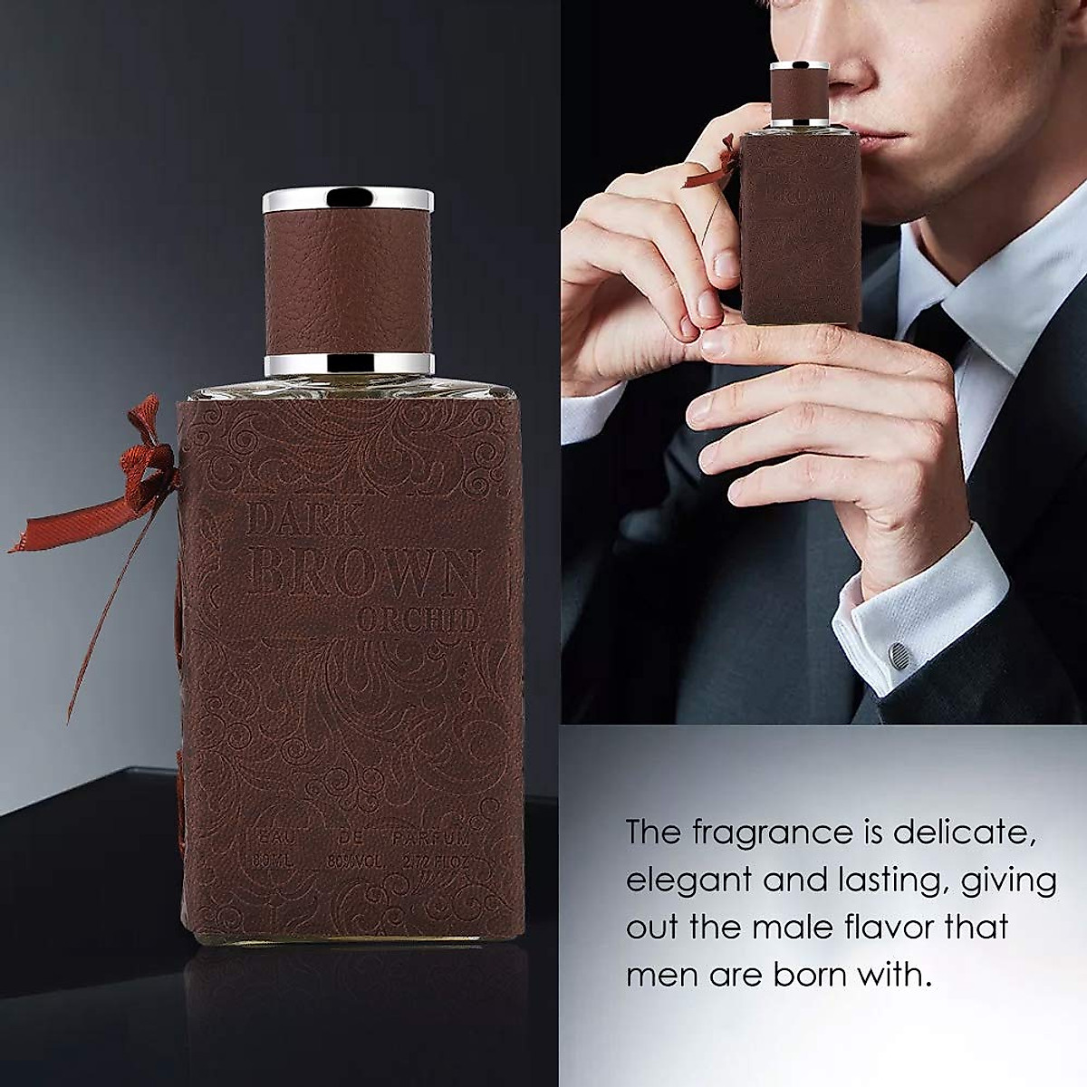 FILFEEL Men Fragrance Long-Lasting Cologne Perfume Leather Case Gift