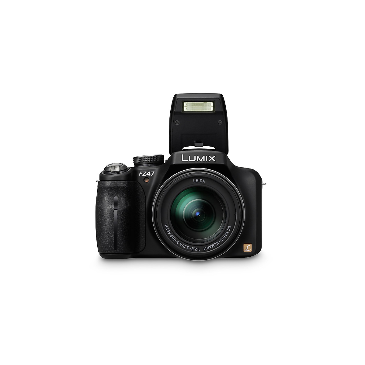 Panasonic Lumix DMC-FZ47K 12.1 MP Digital Camera with 24xOptical Zoom - Black (OLD MODEL)