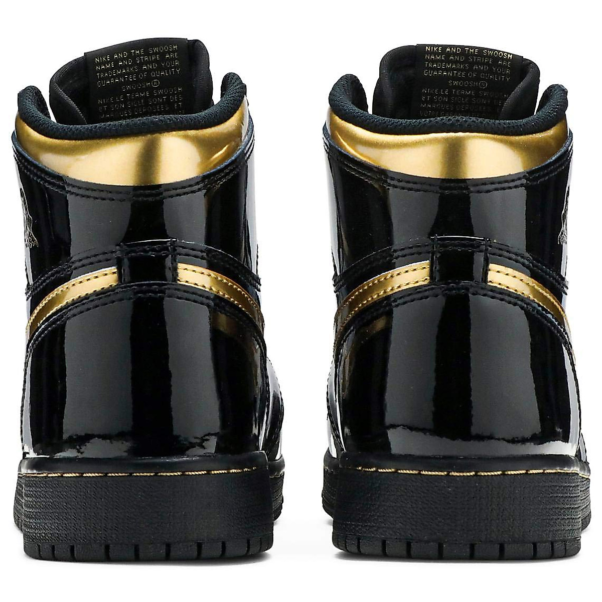 Jordan Mens Air Jordan 1 Retro High OG 555088 032 Black Metallic Gold - Size 8.5