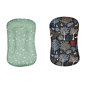 Baby Lounger Cover Soft Removable Newborn Lounger Slipcover, 2 Pack