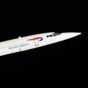 24-Hours British Airways G-BOAC Alloy Metal Souvenir Concorde Model Airplane