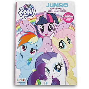Coloring Books Pony Coloring and Activity Book Featuring Rainbow Dash, Fluttershy, Applejack, and More - 64 Pages