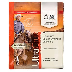UltraCruz sc-516052 Equine Synthetic Vitamin E Supplement for Horses, 4 lb, Powder (112 Day Supply)