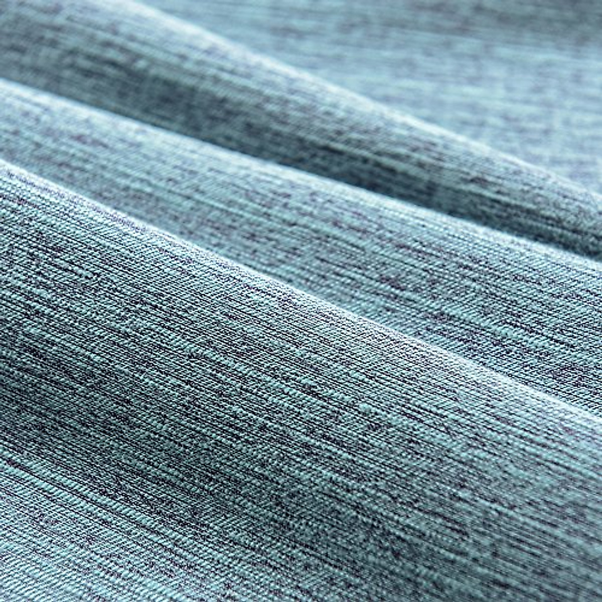 Melodieux Elegant Cotton Blackout Thermal Insulated Grommet Top Curtains/Drapes for Bedroom, 100 by 84 Inch, Navy