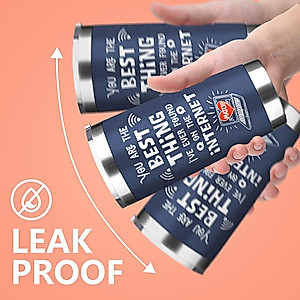 UrJKJV Gift for Boyfriend - 20 OZ Boyfriend Tumbler from Girlfriend, Father's Day Gift for Boyfriend, Birthday Gifts for Men, Christmas Gifts for Him, Valentines Gift for Boyfriend, Husband