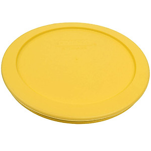 Pyrex 7201-PC 4-Cup Food Storage Lids in (2) Yolk Yellow, (2) Meyer Lemon Yellow and (2) Butter Yellow
