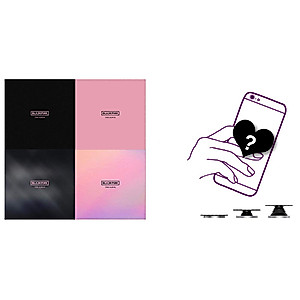Blackpink 1st Full Album The Album Set (Version 1,2,3,4) (Incl. Blackpink Mobile Grip Holder, Blackpink Transparent Photocard Set)