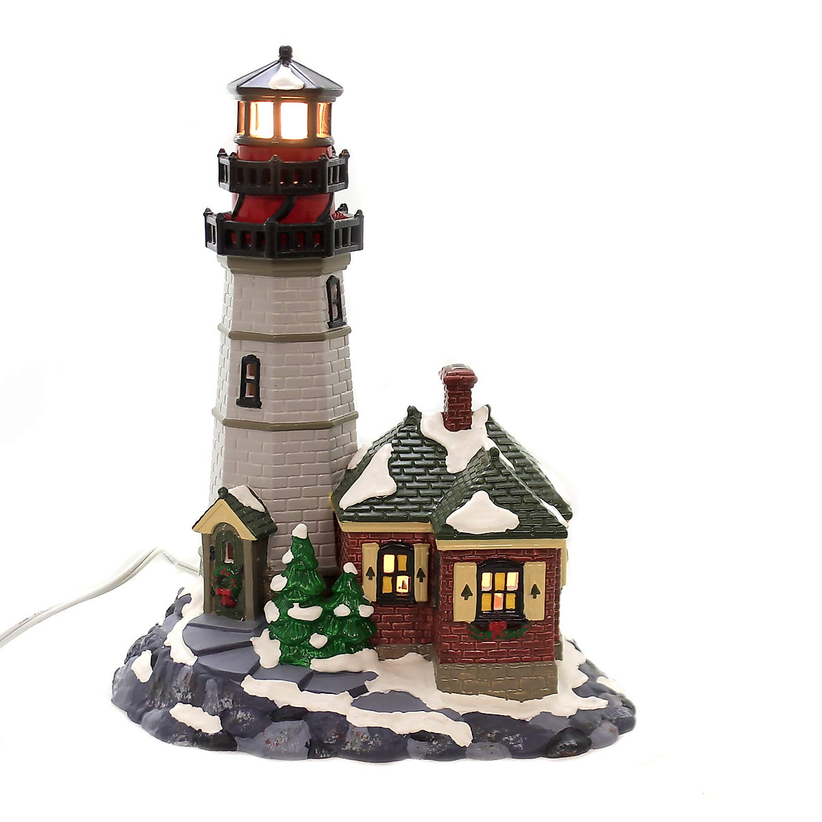 Department 56 Snow Village Christmas Cove Lighthouse
