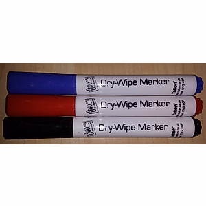 Tallon Just Stationery Chunky Dry Wipe Board Markers Pack Of 3