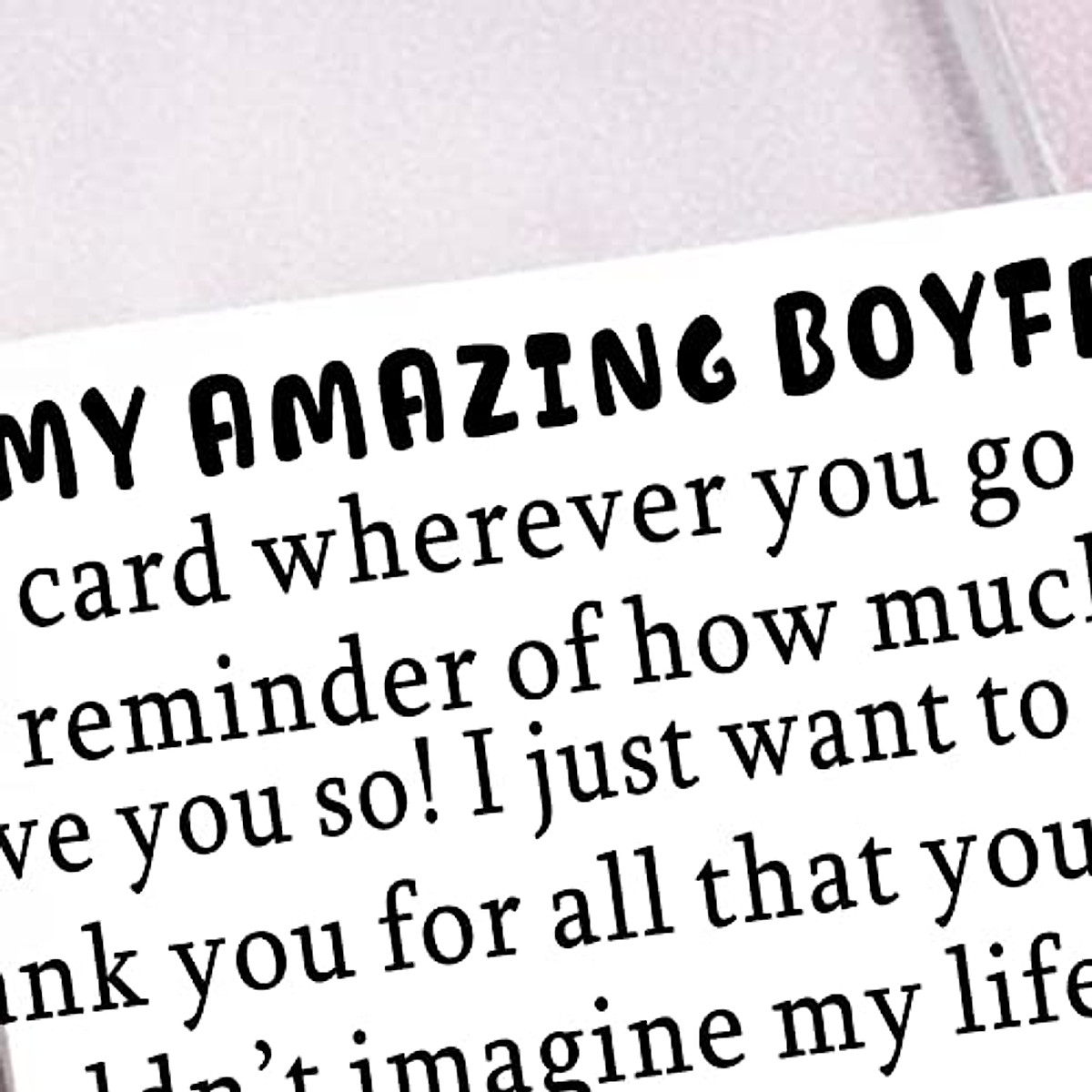 Iweca Valentine's Day for Men Women Adults Stockings Stuffer Teen Girls Boys Teenage Stockings Stuffer Husband Wallet Card Gift from Wife Christmas Gift for Men Women