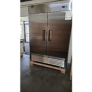 Aceland ETL Certified Commercial Freezer 2 door Stainless Steel Reach in Solid door Upright Fan Cooling Cooler for Restuarant,Bar,Shop,Residential 49 Cu.ft (Commercial Kitchen Equipment)