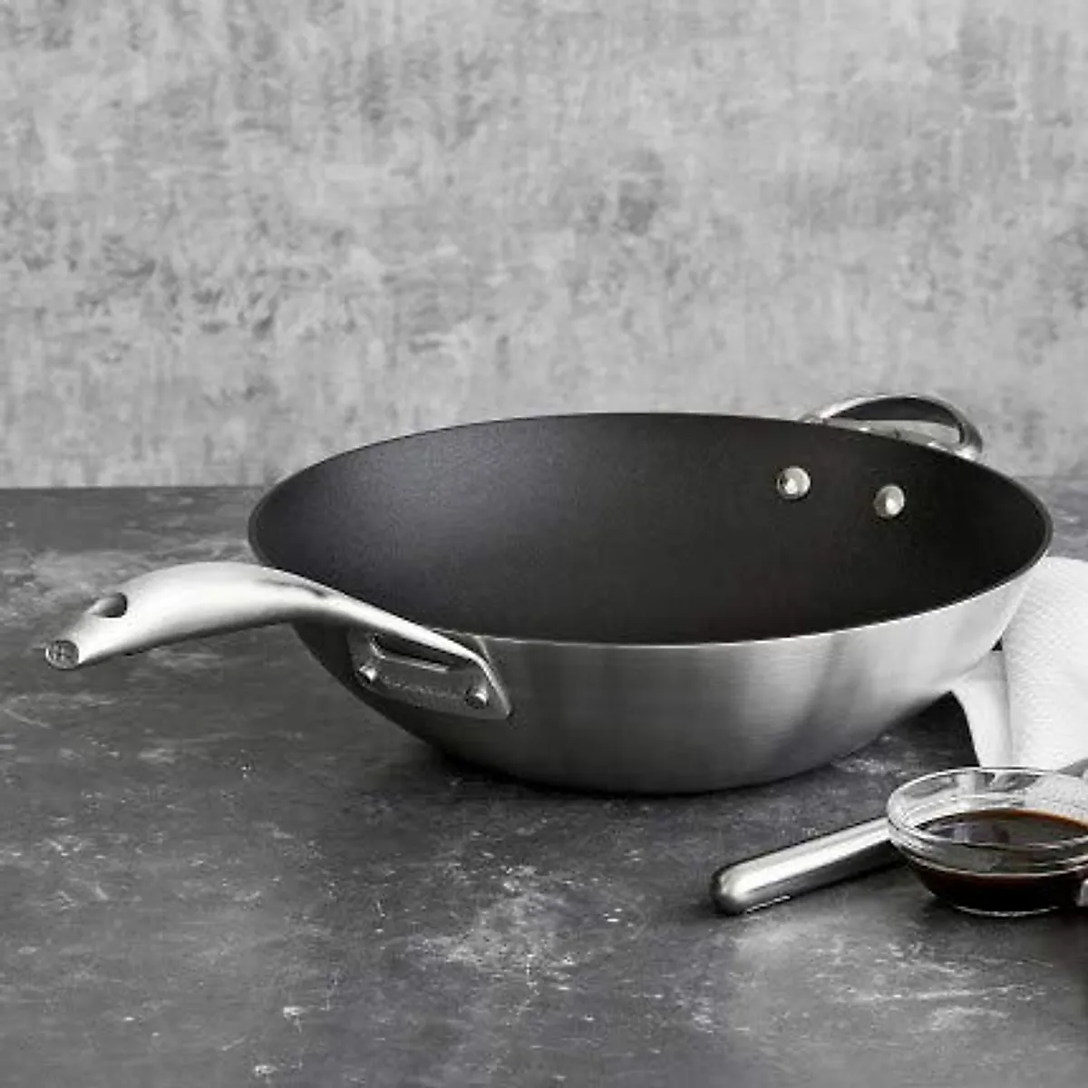 Scanpan CS+ Wok, 12.5" , Silver
