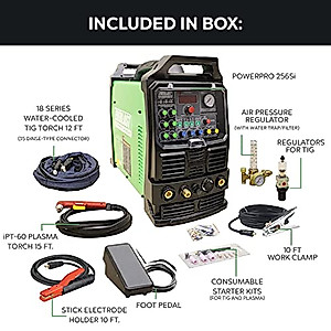2021 Everlast PowerPro 256Si AC DC TIG Pulse 60a 250a Plasma Cutter Multi Process Welder