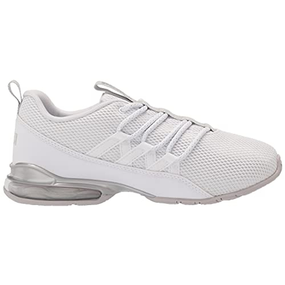 PUMA Women's RIAZE PROWL MOD SWIRL Sneaker, Puma White-Puma Silver, 8