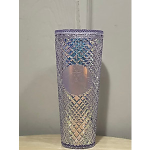 Starbucks 2022 Holiday Jewel Venti 24oz Tumbler with Straw (White)