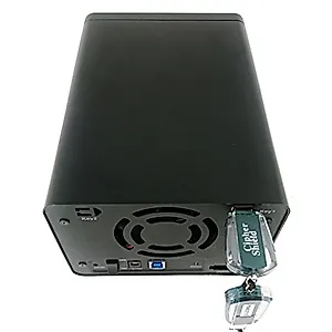 BUSlink CipherShield 2-Bay RAID 1 Mirror USB 3.0/eSATA FIPS 140-2 HIPAA 256-bit AES Hardware Encrypted External Desktop SSD Drive (4TB - 2TB x 2)