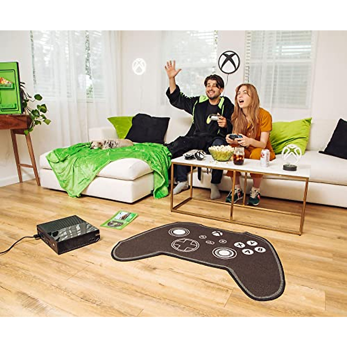 Xbox Controller 39-Inch Area Rug | Large Indoor Floor Mat, Accent Rugs For Living Room and Bedroom